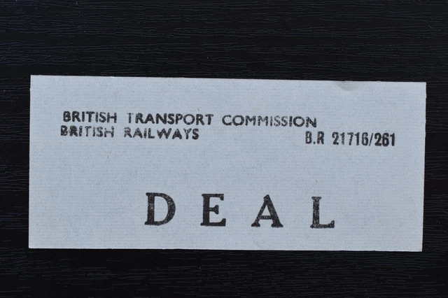 RAILWAY LUGGAGE LABEL - BR British Railways - DEAL (ref567) £2.50 ...