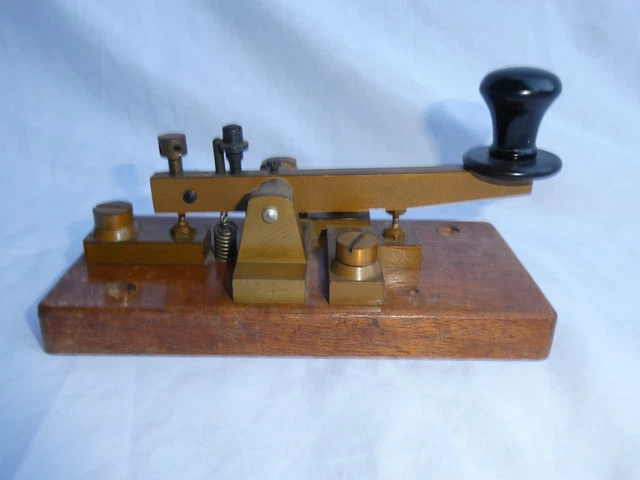 VINTAGE MORSE CODE Telegraph Key - Walters Electrical MFG Co Ltd £36.00 ...