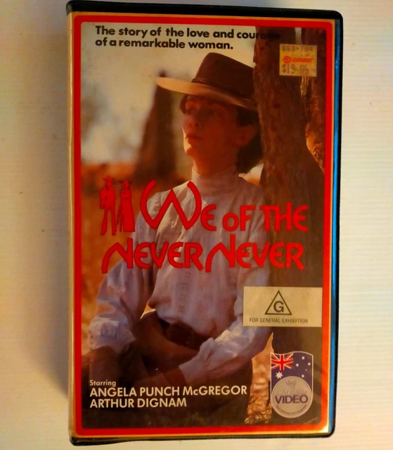 WE OF THE Never Never G VHS Clamshell Video Tape - Angela Punch ...