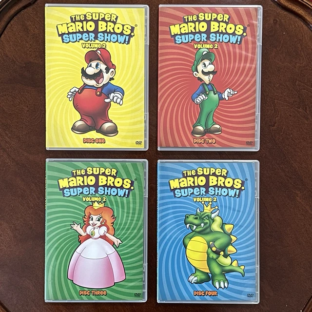 THE SUPER MARIO Bros. Super Show : Volume 2 (DVD, 4-Disc Set, 2006) No ...