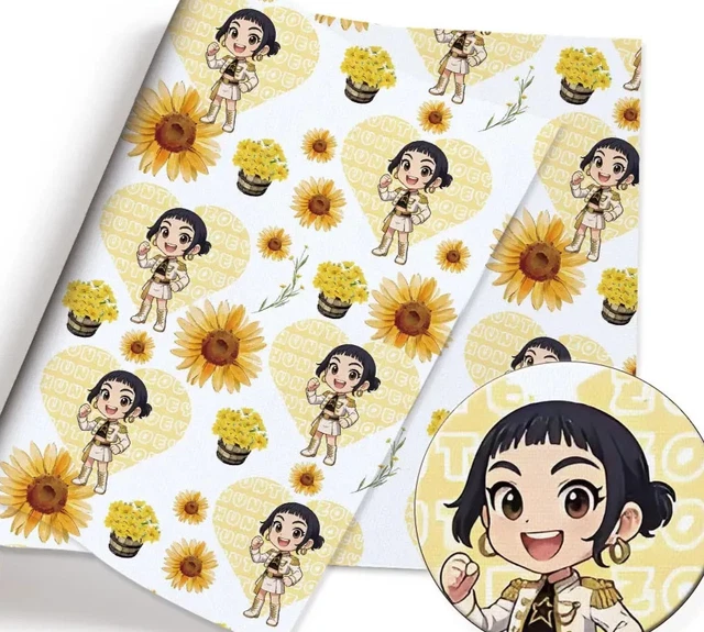 TISSU POLYCOTON KPOP Demon Hunters Huntrix Demi Yard (18” X 55”) 47516 ...