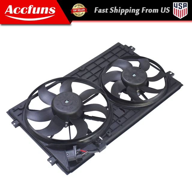 ENGINE RADIATOR CONDENSER Cooling Fan Assembly For Volkswagen Beetle ...