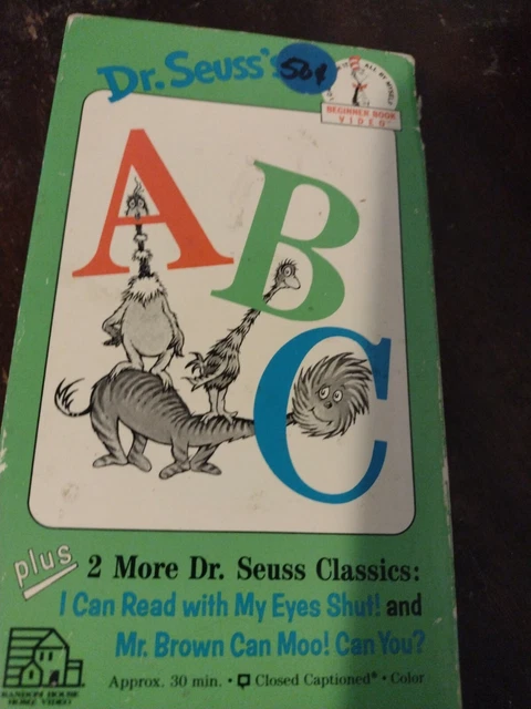 Dr Seuss Abc Vhs 1989 , Dr. Seuss’ ABC and Other Stories – WIQP