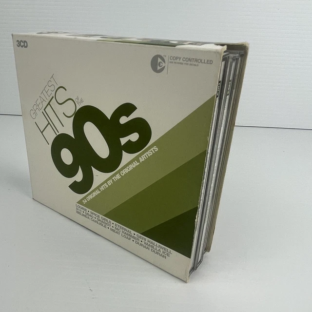 GREATEST HITS OF the 90s 3 CD Box Set Spice Girls Duran Kate Bush UB40 ...