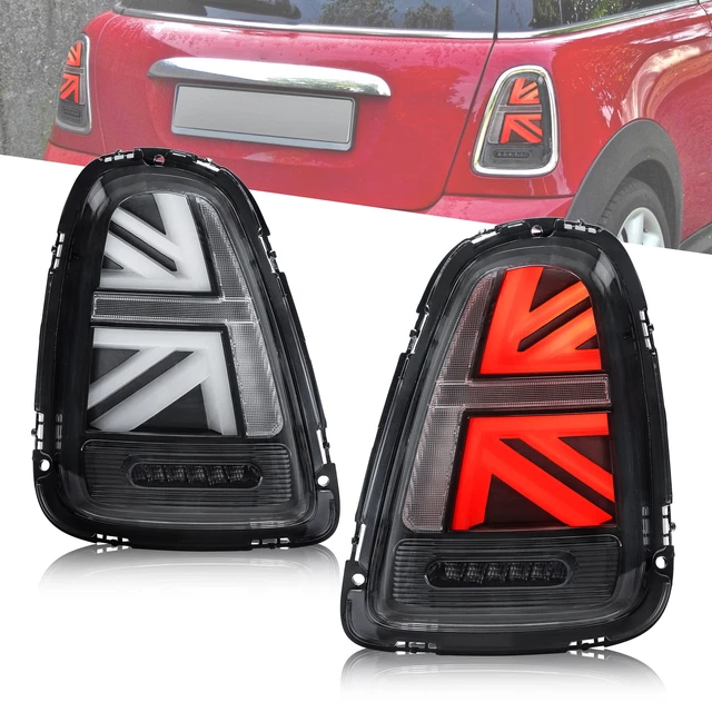 VLAND FANALI POSTERIORI LED Chiari LED Neri Chiari Per 2007-2013 BMW ...