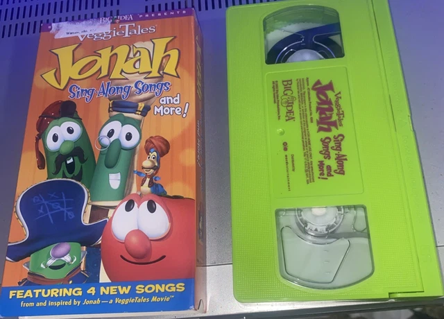 VEGGIE TALES VHS Jonah Sing A Long Tested Green Tape £7.29 - PicClick UK