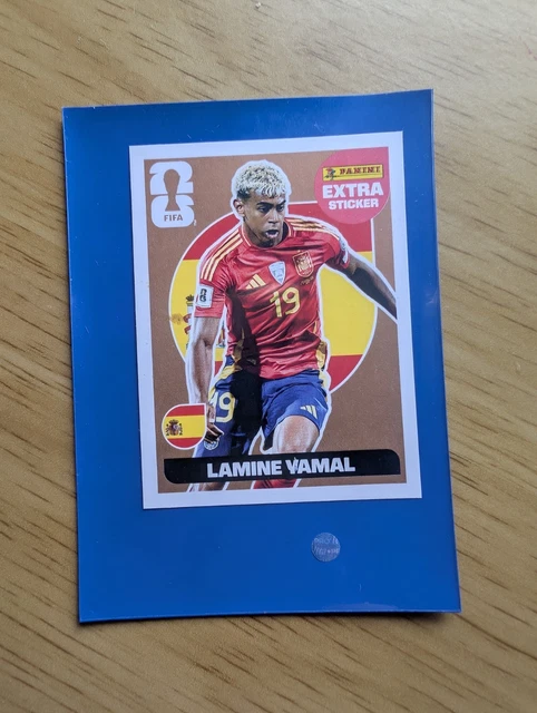 PANINI WORLD CUP 2026 Lamine Yamal Bronze Extra Sticker - Unpeeled £21. ...