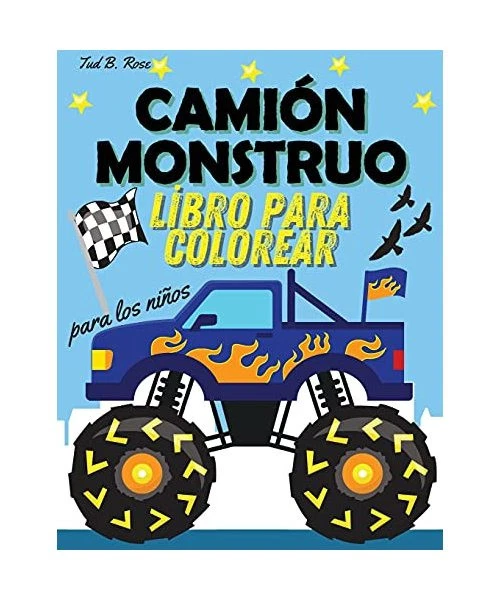 CAMIÓN MONSTRUO LIBRO para Colorear para los niños: Increíble libro para colo EUR 27,99 ...