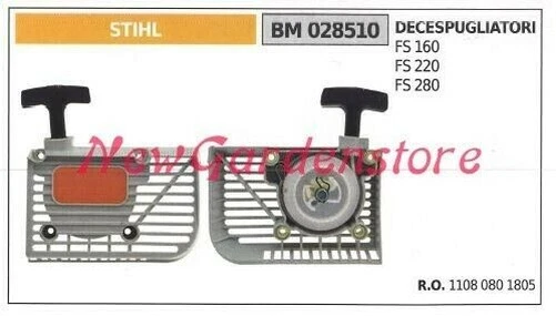 MISE EN ROUTE STIHL Moteur Débroussailleuse FS 160 220 280 028510 EUR ...