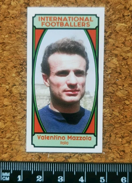 CARTA CALCIO EMPIRE International Footballers - VALENTINO MAZZOLA ...