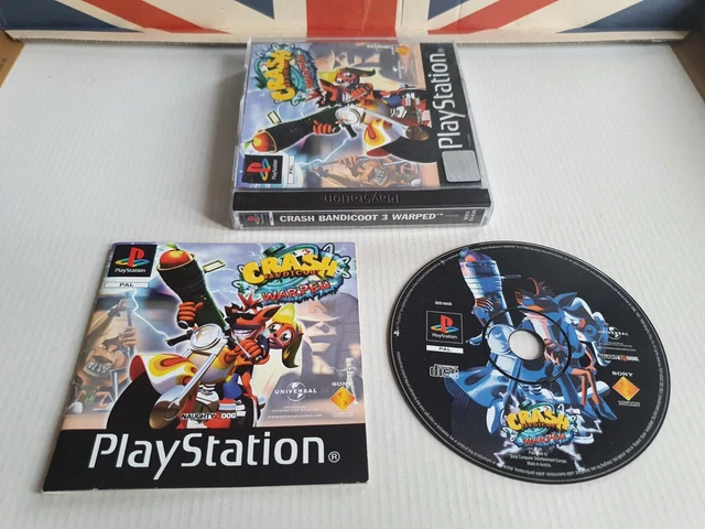 CRASH BANDICOOT 3 WARPED. PS1 Game. Complete. Black Label (PlayStation One, PAL) £22.95 ...