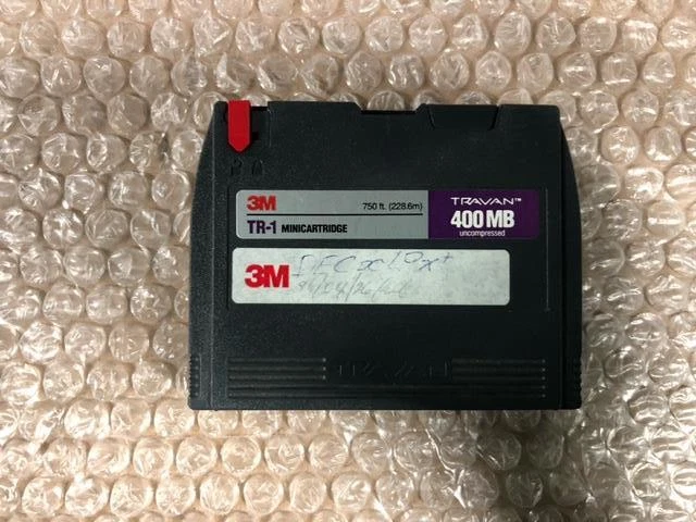 3M TR-1 MINICARTRIDGE 400MB Travan Tape Drive $4.00 - PicClick CA