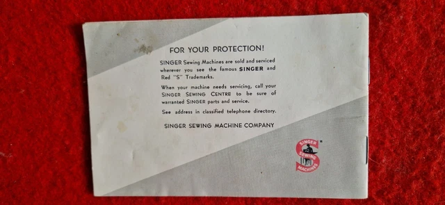 ORIGINAL SINGER BZK Sewing Machine Family Electric Motor And Foot ...