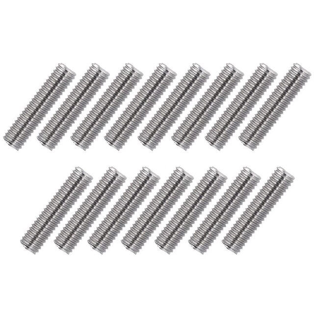 15PCS M8 FULLY Threaded Rods 30/40/50/60mm Length Bar Studs Right Hand ...