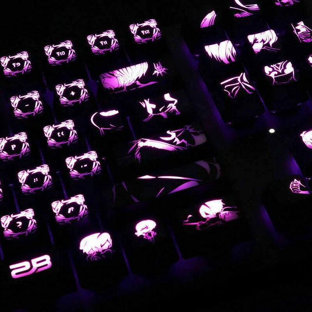 CUSTOM NIER: AUTOMATA Anime Waifu Keycap Set Keypad For Mechanical ...