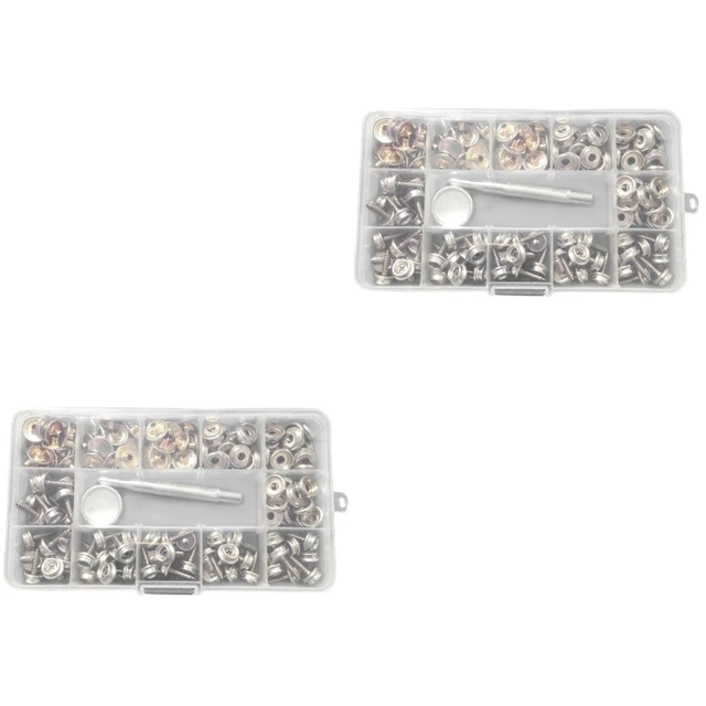 2 PACK BOAT Canvas Snaps Fastener Cover Fixings Button Press Stud £45. ...