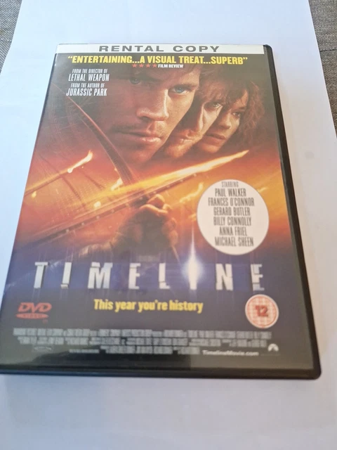 TIMELINE (DVD, 2004) Paul Walker / Gerard Butler £3.83 - PicClick UK