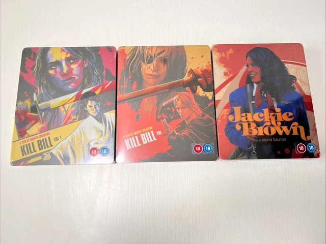 QUENTIN TARANTINO KILL Bill + Jackie Brown 4K UHD Blu-ray SteelBook UK Exclusive £208.71 ...