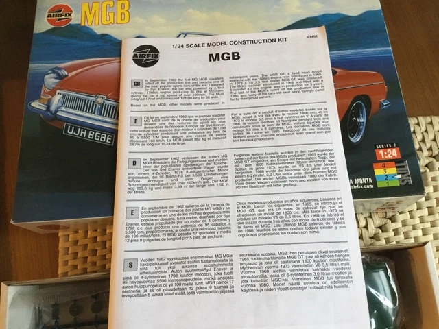RARE AIRFIX 1/24 MGB Discontinued Plastic Model Kit EUR 30,05 - PicClick DE