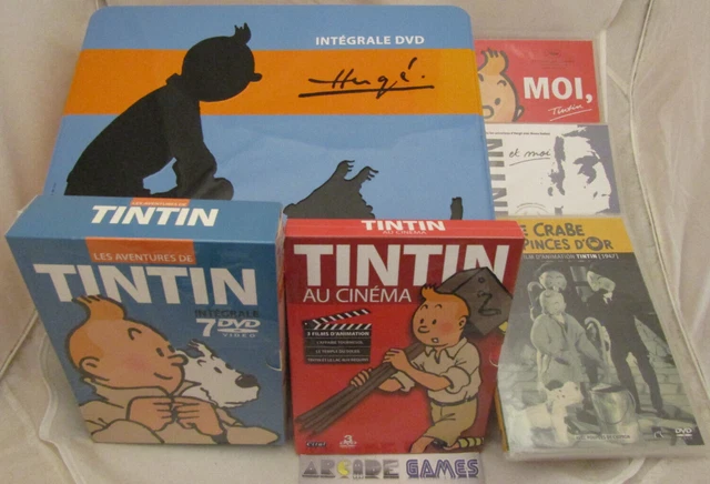 LOT COFFRET DVD TINTIN INTEGRALE HERGE EDITION LIMITEE - DVD NEUF ...