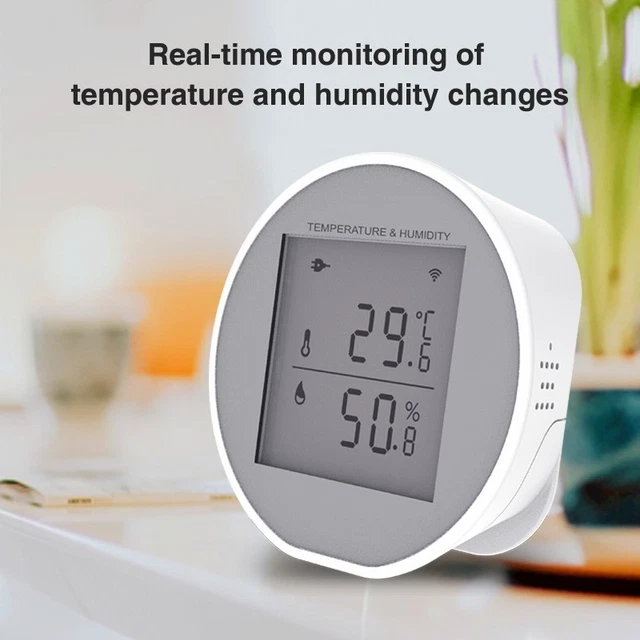SMART FOR ZIGBEE Sensor with LCD Display for Temperature Humidity Monitoring £18.56 - PicClick UK
