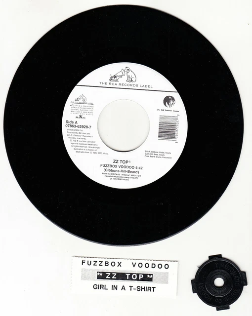 ZZ TOP FUZZBOX voodoo 7" 45 vinyl record BRAND NEW + juke box title ...