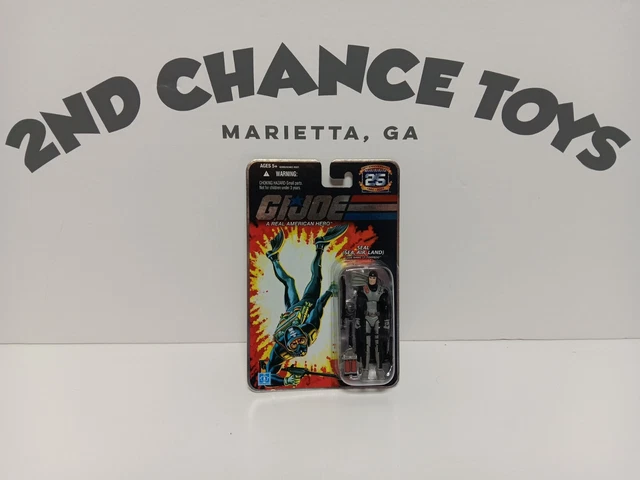 FIGURINE GI JOE 25th Anniversary lieutenant torpille phoque mer air ...