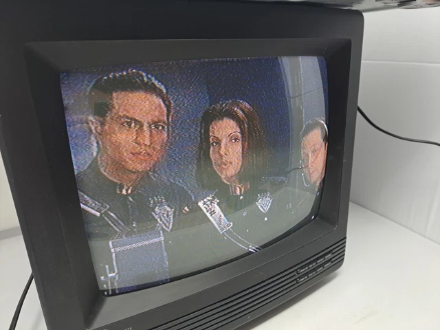 GE 13GP237 13& CRT TV Retro Gaming Television Vintage Portable Coax ...