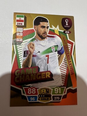 FIFA WORLD CUP qatar 2022 Alireza Jahanbakhsh Game Changer card # 414 ...