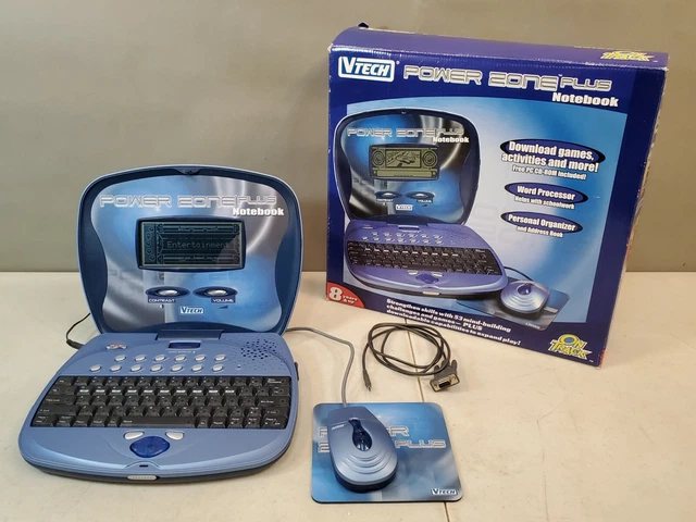 VTECH POWER ZONE Plus Learning Educational Toy Notebook Computer, Mouse ...