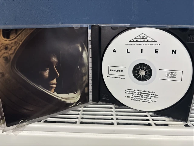 ALIEN SOUNDTRACK CD Jerry Goldsmith Silva Screen Motion Picture Score ...