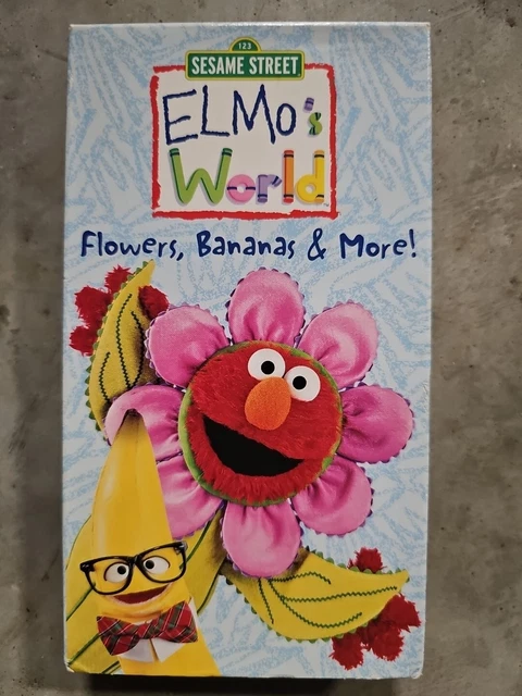 ELMOS WORLD - Flowers, Bananas More (VHS, 2000) £19.10 - PicClick UK
