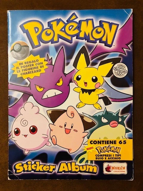 POKEMON ALBUM STICKERS Merlin Serie 4 - QUASI COMPLETO - Con Poster EUR ...