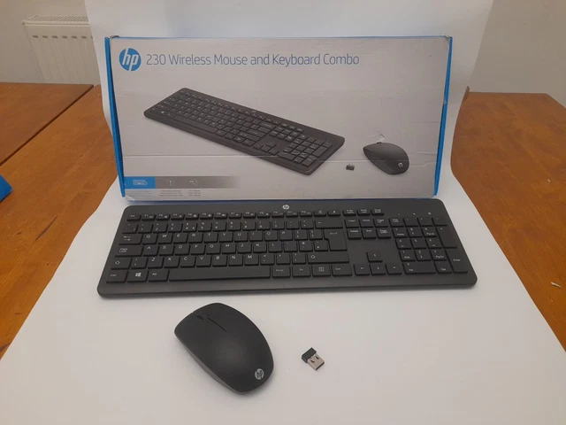 HP 230 WIRELESS Keyboard and Mouse Combo Set - Black £11.69 - PicClick UK
