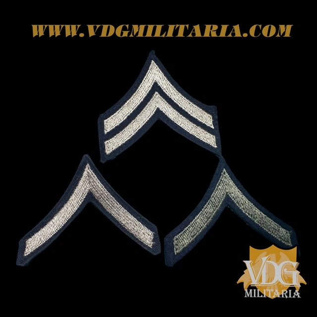 WW2 WWII US Army Enlisted Rank Insignia Chevron Lot PFC CPL #Y454 EUR ...