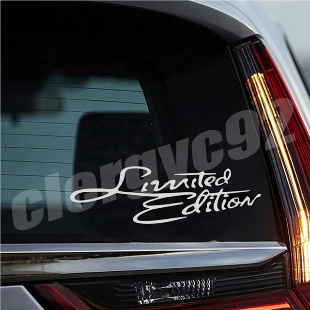20*6CM LIMITED EDITION Logo Emblem Badge Vinyl Decal Sticker Car ...
