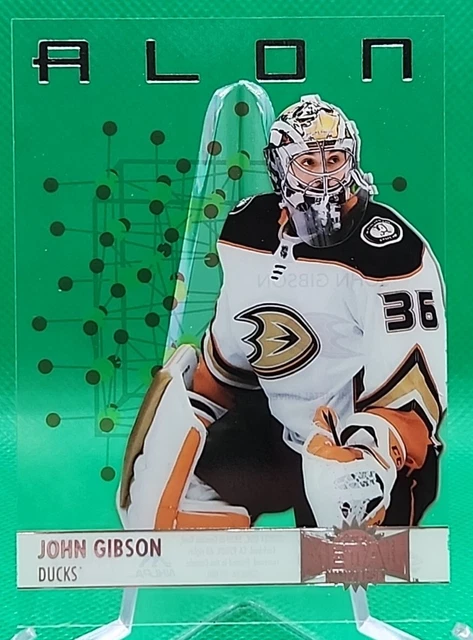 2020-21 SKYBOX METAL Universe John Gibson Alon Acétate Card #A-25 Ducks ...