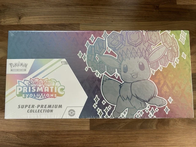 POKÉMON TCG- PRISMATIC Evolutions Super Premium Collection Box-New ...