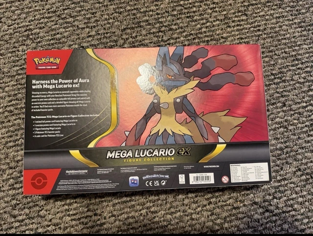 POKEMON TCG MEGA Lucario ex Premium Figure Collection Box LOT OF 4 ...