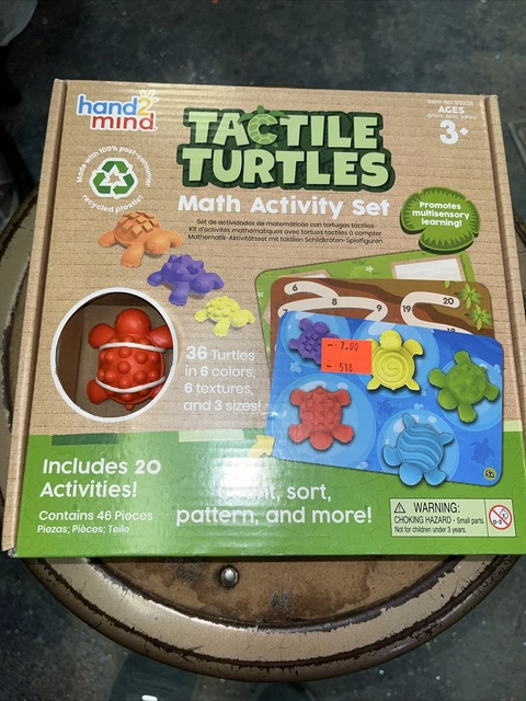 HAND2MIND TACTILE TURTLES Math Activity Set Includes 20 Activities New ...