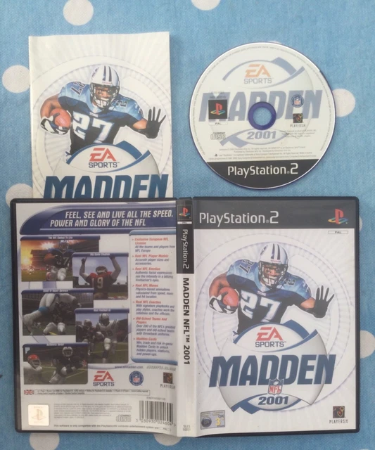 🌟MADDEN 2001🌟PLAYSTATION🌟PS2🌟COMPLETE🌟UK SELLER🌟FAST Uk🇬🇧Postage🌟 £9.95 ...