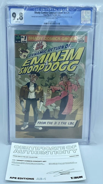 EMINEM X SNOOP Dogg x Bored Ape Yacht Club Shady Comics Concept Art ...