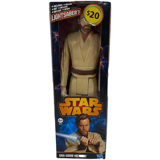 STAR WARS OBI-WAN Kenobi Action Figure with Light Saber Hasbro 2013 ...