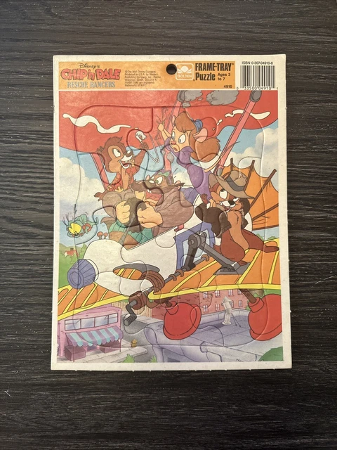 VINTAGE CHIP ‘N Dale Rescue Rangers Puzzle 80's Disney COMPLETE $9.99 ...
