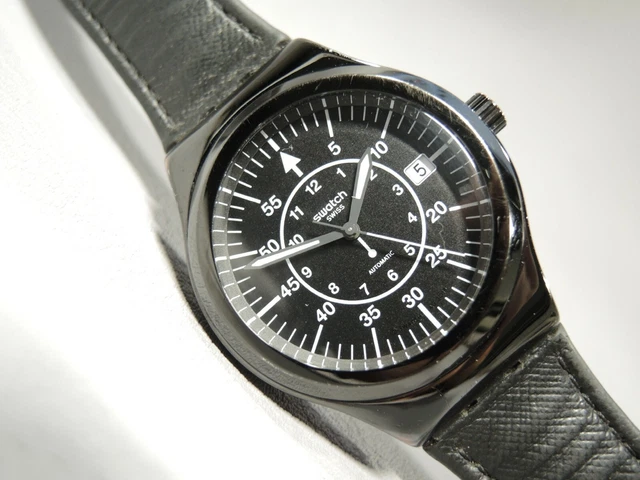 SWATCH IRONY SISTEM 51 Mechanical Watch SISTEM SLATE YIB400 Automatic ...