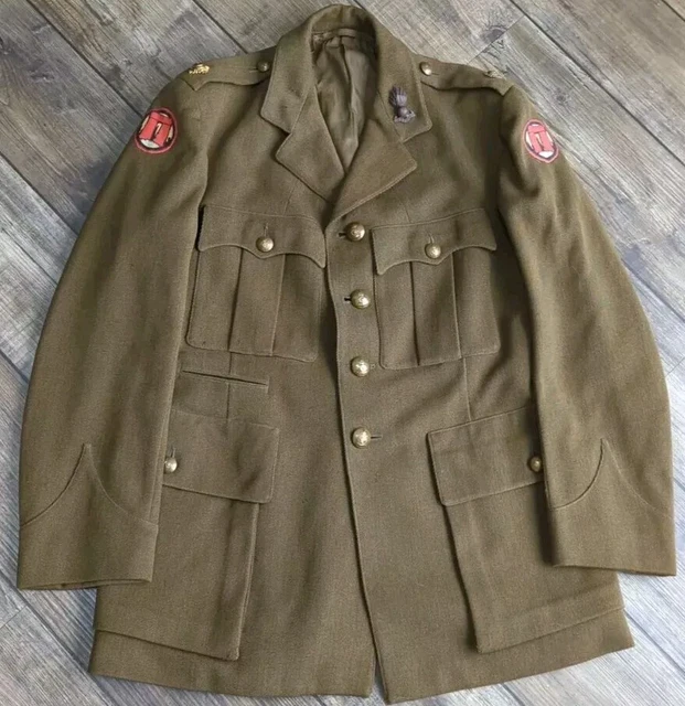 WW2 ERA GVI British Army Officer Service Dress Jacket - Salisbury Plain ...