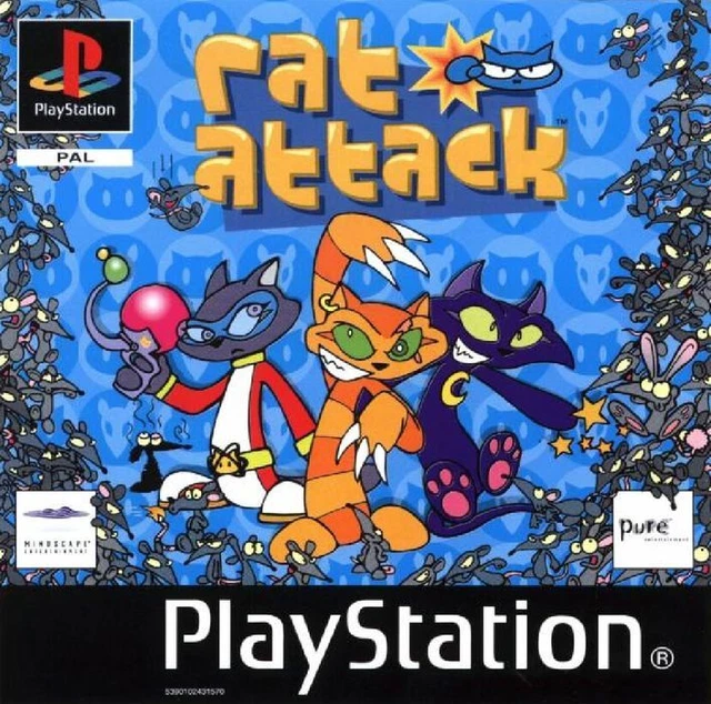 RAT ATTACK FOR Sony Playstation 1 PSOne PS1 - UK - FAST DISPATCH £14.99 ...