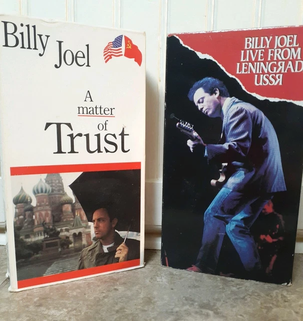 Billy Joel Vhs Lot Live From Leningrad Ussr 1987 A Matter Of Trust