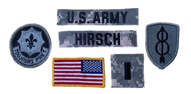 6 US ARMY Patch 2nd Cavalry 8th Infantry Div. Ucp Digital Acu Flag Lt ...
