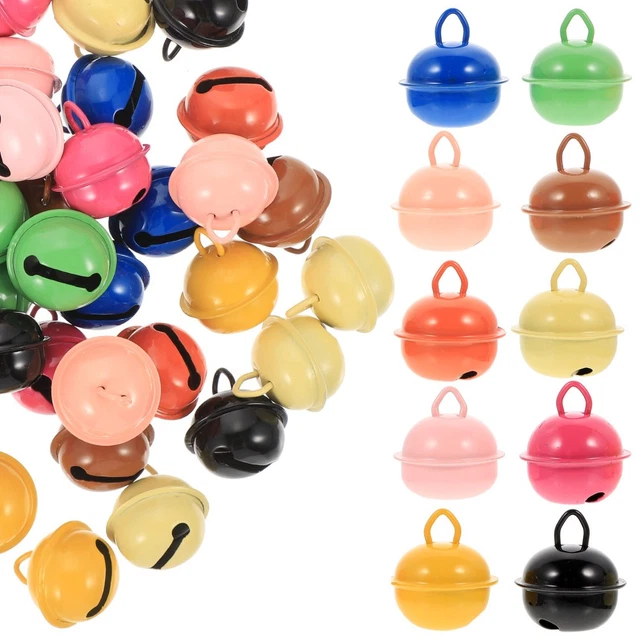 40PCS SMALL BELLS Decorative Xmas Bells Multi-function DIY Bells DIY ...